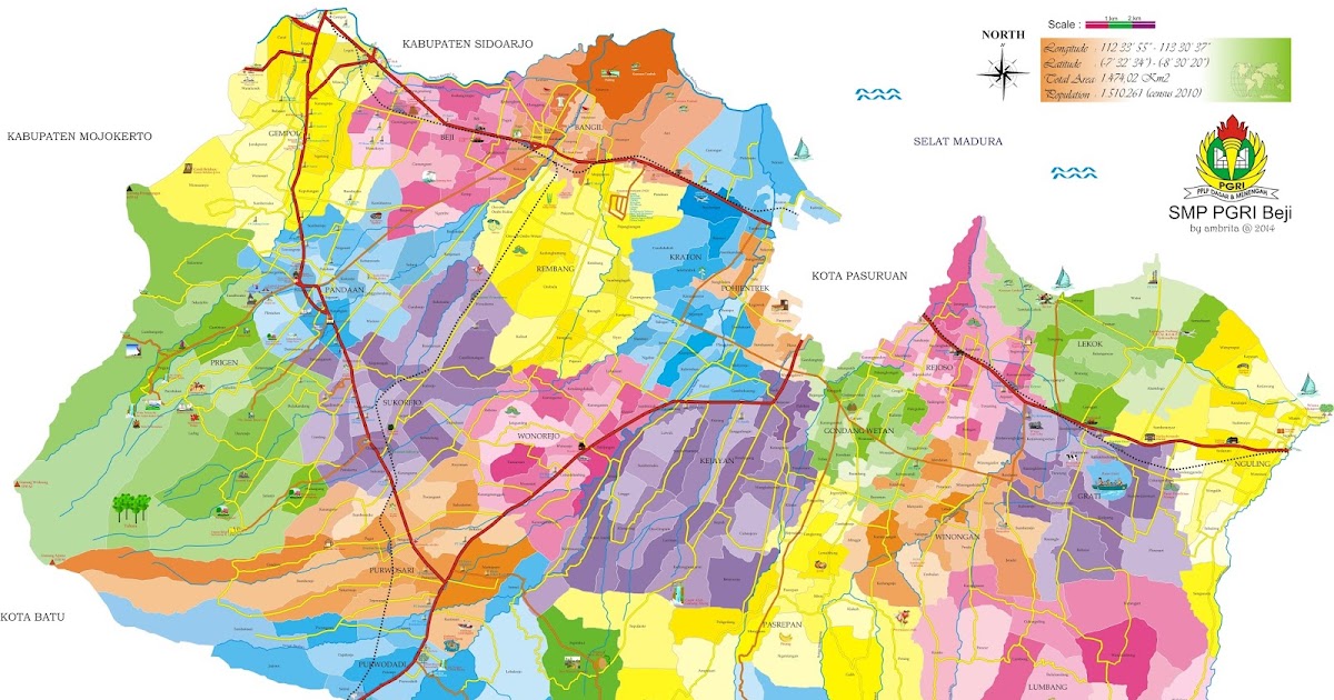 > Peta Lengkap Indonesia: Peta Kabupaten Pasuruan