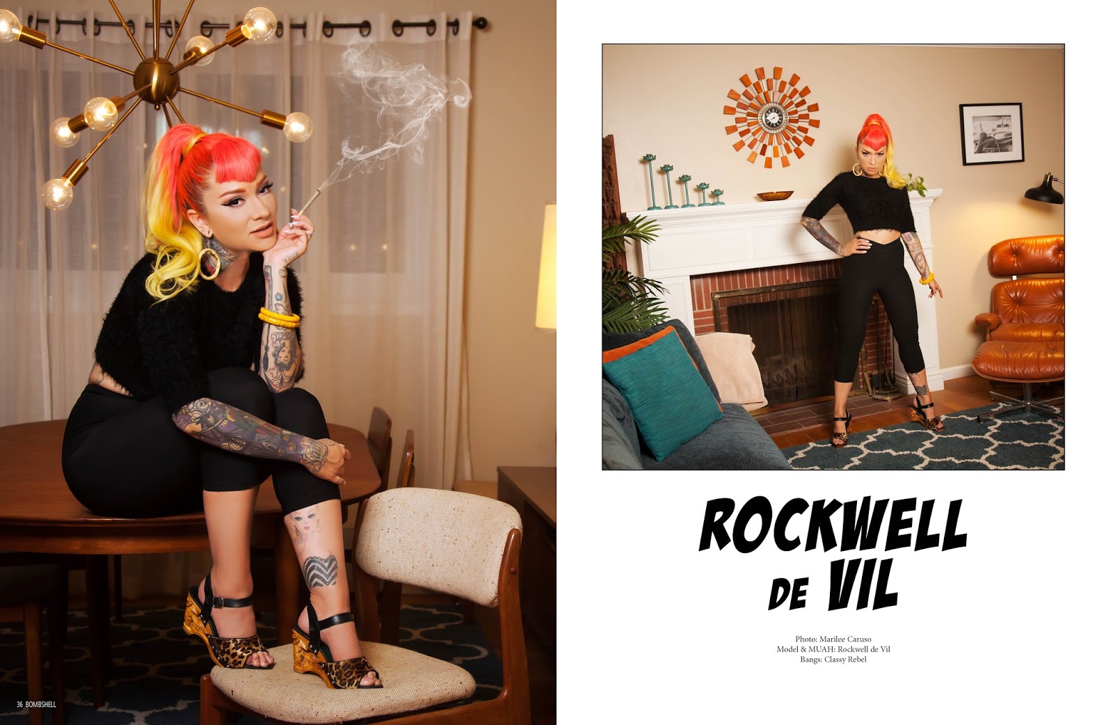 February issue of BOMBSHELL Magazine