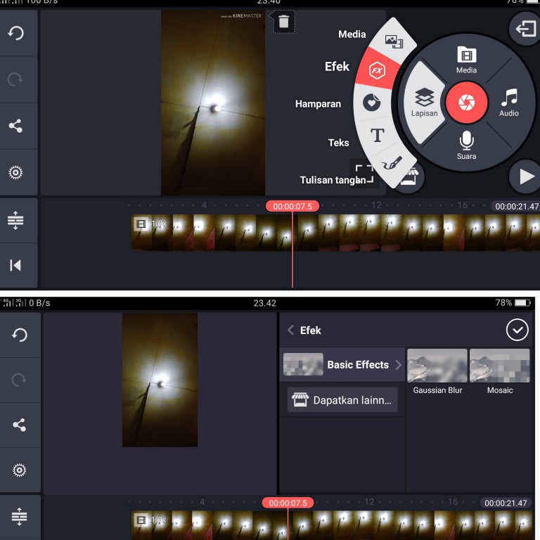 Cara Membuat Efek Blur/Sensor Pada Video di HP - E-gaptek