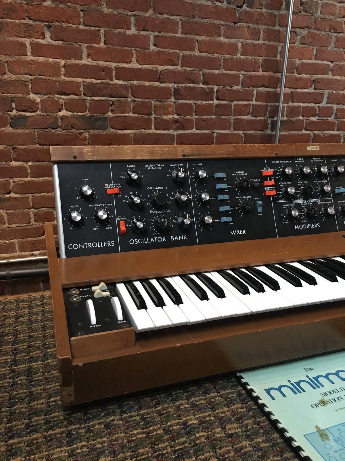 MATRIXSYNTH: Original Moog Minimoog Model D SN 6430