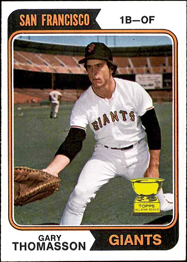 WHEN TOPPS HAD (BASE)BALLS!: A MISSING ROOKIE CUP: 1974 GARY THOMASSON