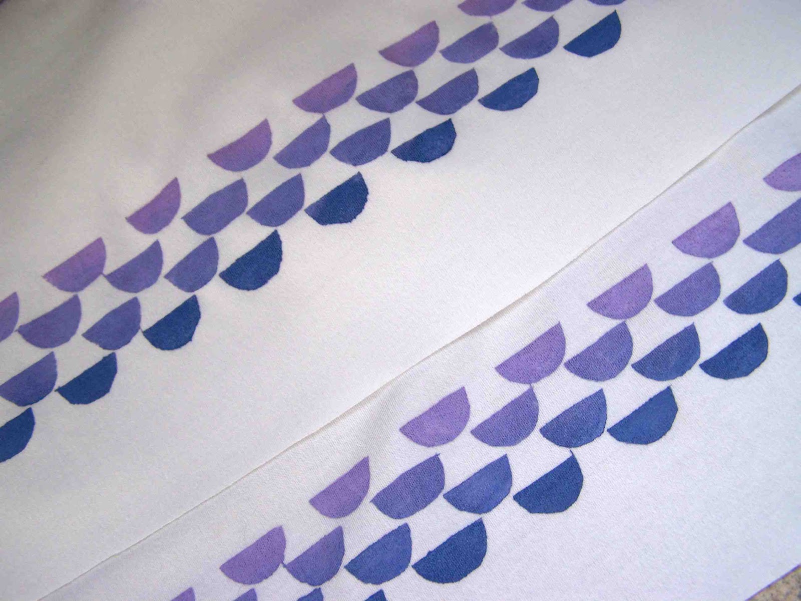 Made by Me. Shared with you.: Painted Pattern Fabric Border