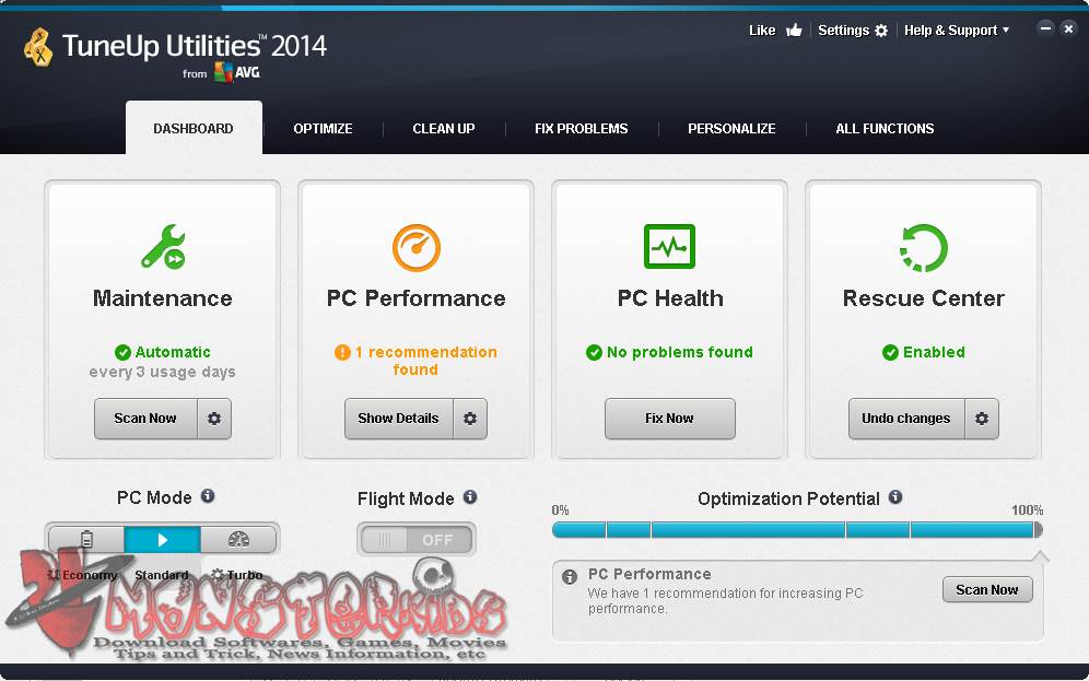 Download TuneUp Utilities 2014 full version dengan keygen dan patch ...