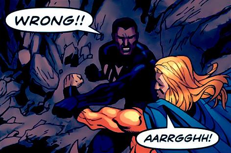 Blue Marvel Vs Sentry