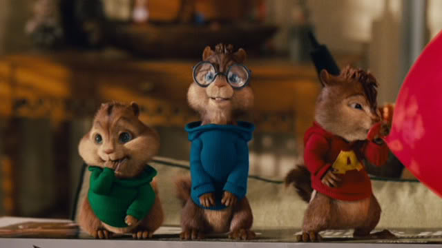 Alvin and the Chipmunks (2007) අපුරු ගායකයො 1 ~ ඔක්කොම එකම තැනින් ...