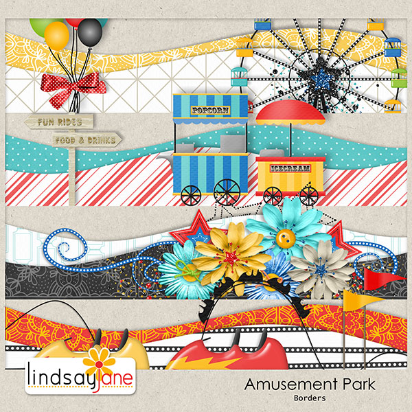 Lindsay Jane Designs: Amusement Park and Page Borders 20