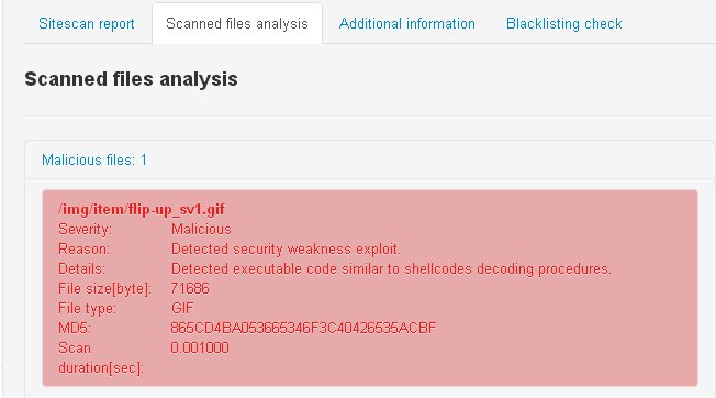 Quttera web security blog: Suspicious gif file contains signs similar ...