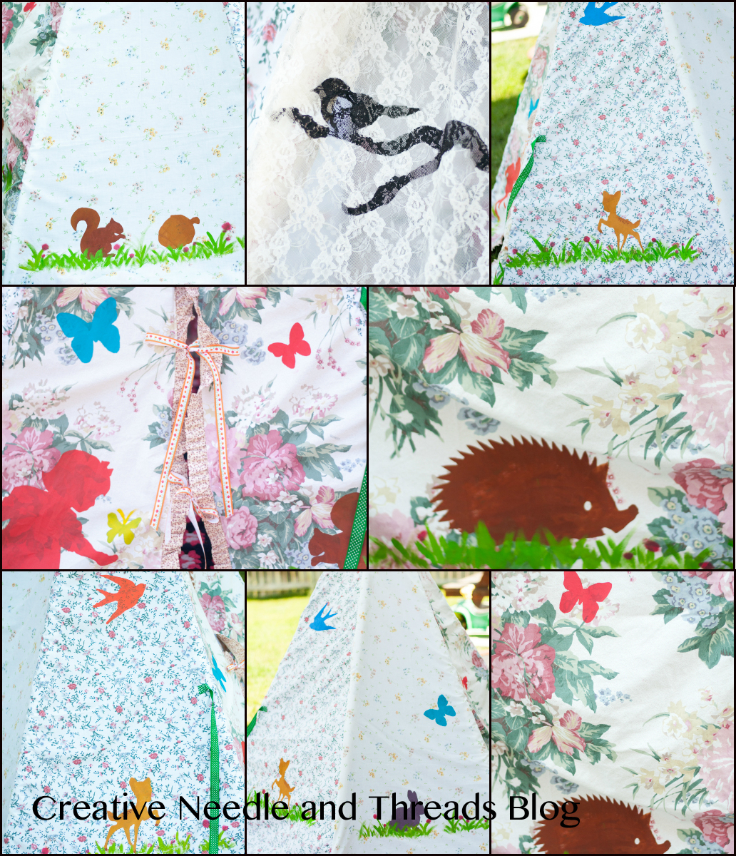 Creative Needle and Threads: I made a tee-pee!