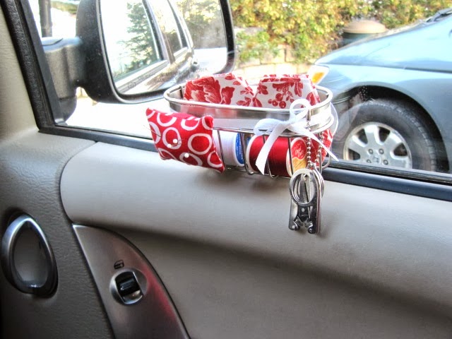 Sew Many Ways...: Suction Cup Sponge Holder…to Car Sewing Caddy