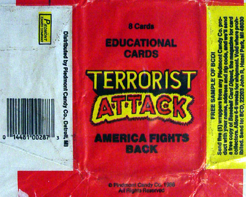 Don Nadie: TERRORIST ATTACK. America Fights Back. (Educational Cards)