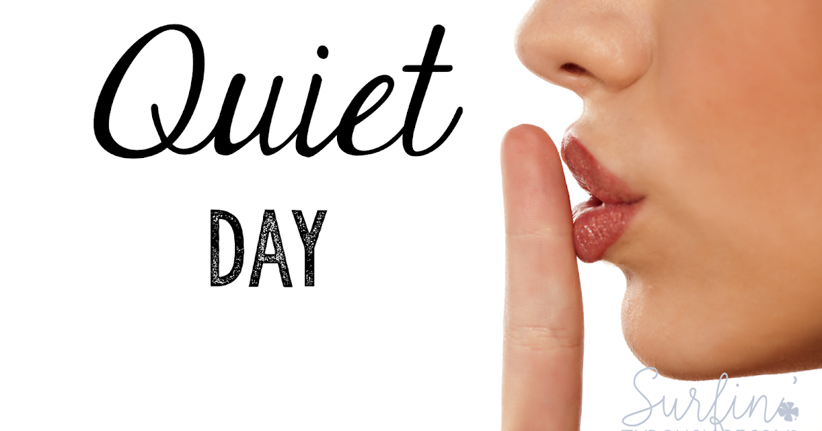 Primary Chalkboard: Quiet Day