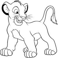 Mewarnai Gambar Singa - Mewarnai Gambar