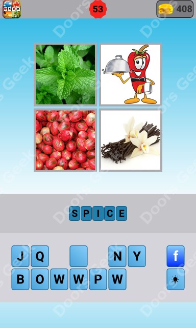 The New: 4 Pic 1 Word Level 53 Answer ~ Doors Geek