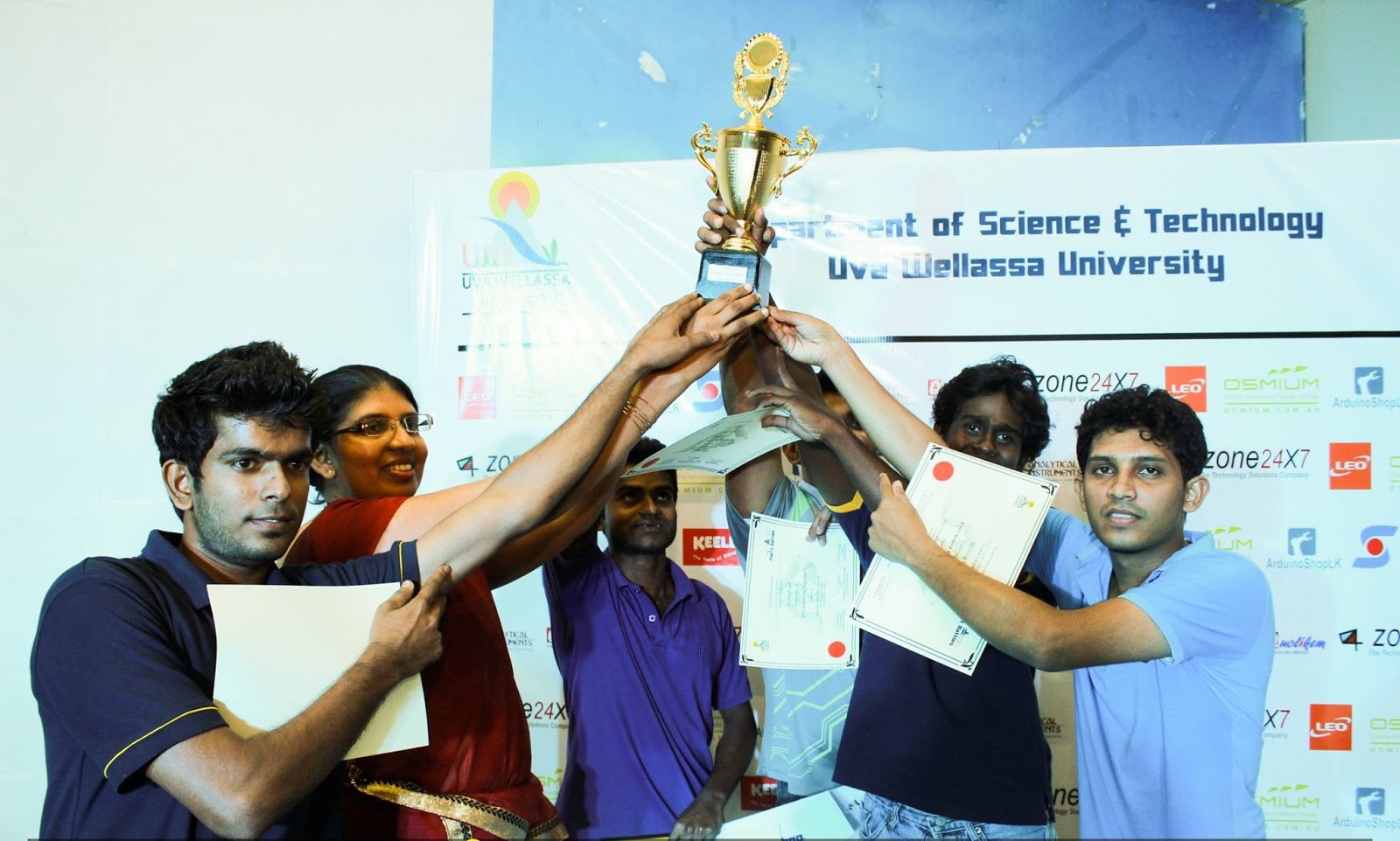 University of Vocational Technology Won the UWU ROBOT BATTLES 2016 ...