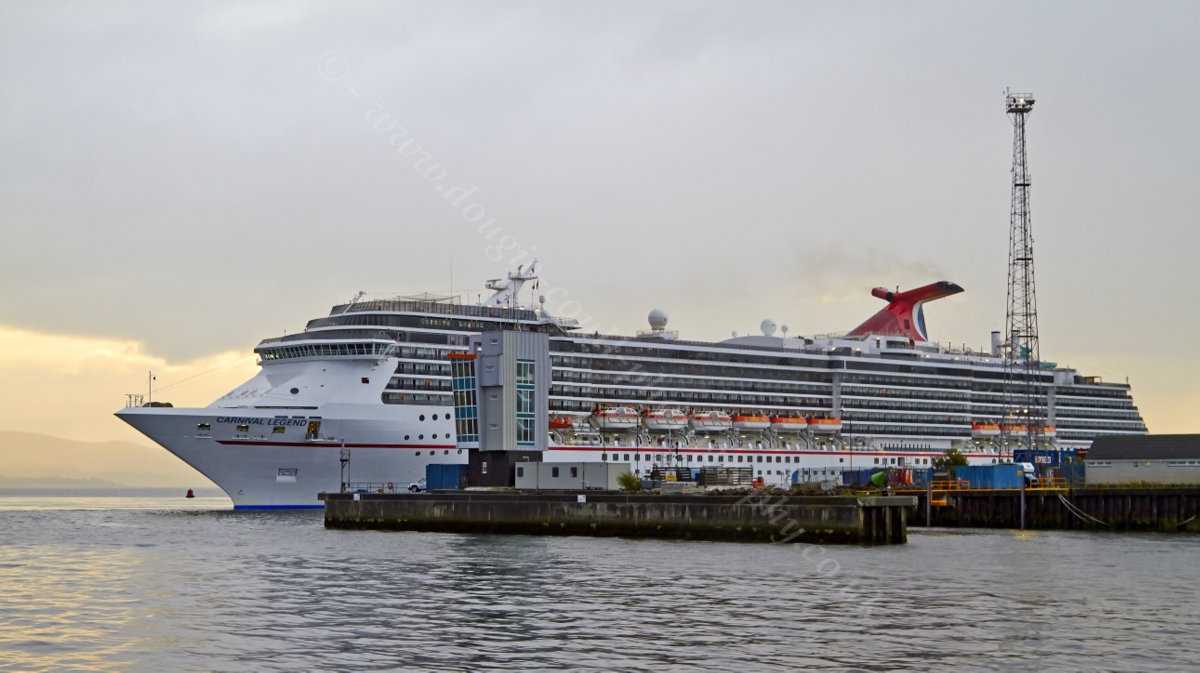 Dougie Coull Photography: Carnival Legend Cruise Ship at Greenock