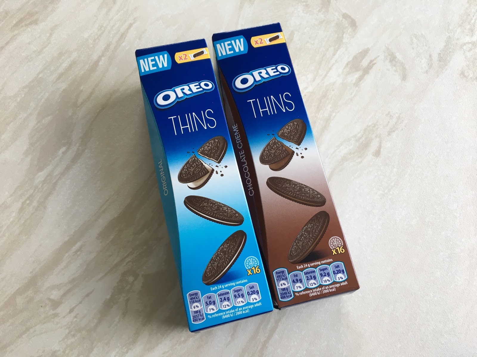 Reaching for Refreshment : Review- Oreo NEW Thins: Original and ...
