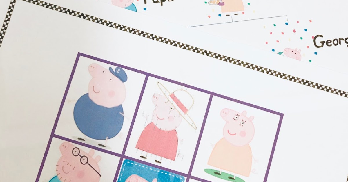 Trabajamos la familia con Peppa Pig