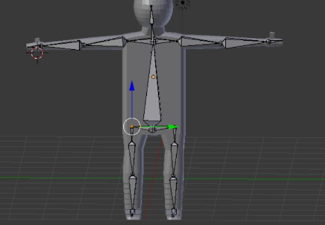 hakas media: Tutorial membuat bentuk/karakter manusia di blender (rigging)