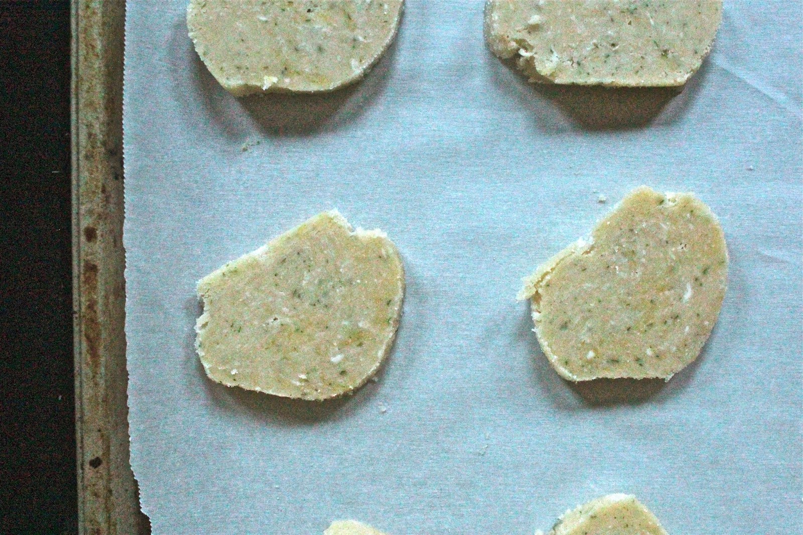 Carey On Lovely: Lemon Lime Cilantro Shortbread Cookies