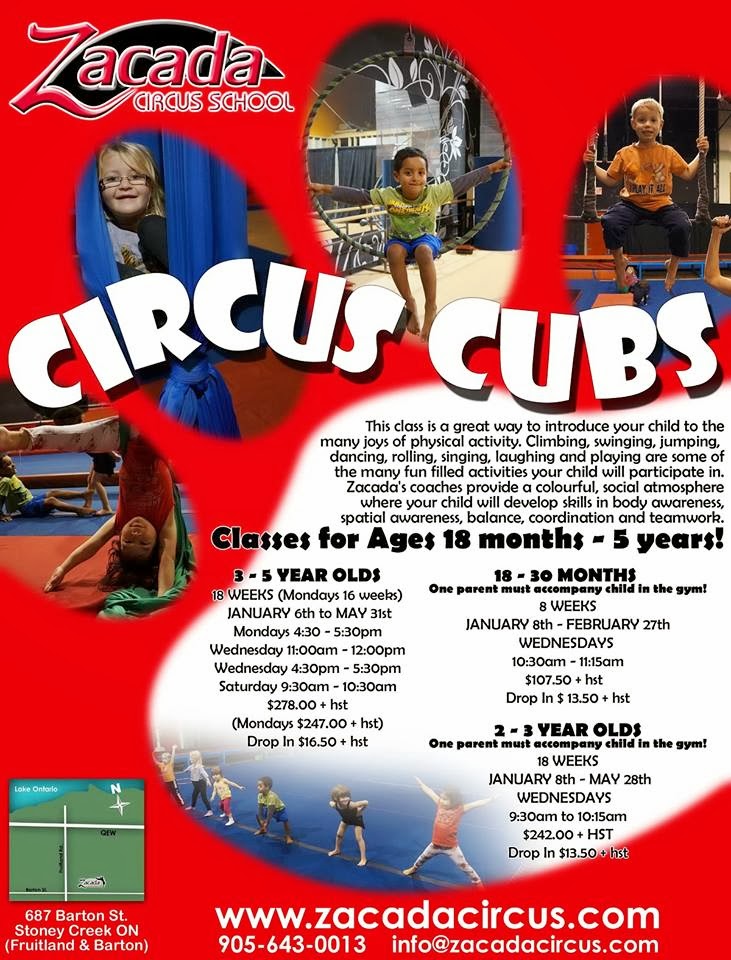 OakvilleMoms.com is an online resource site for moms.: Zacada Circus School