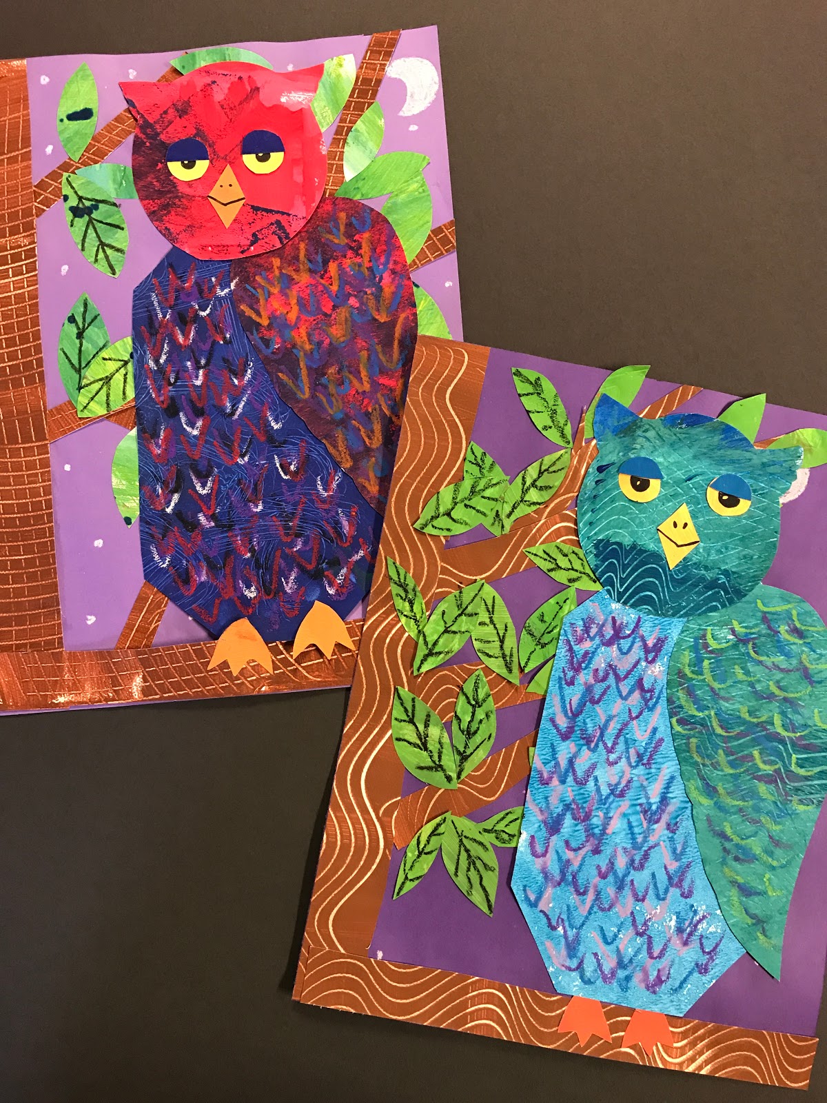 Owl Pattern Art Lesson