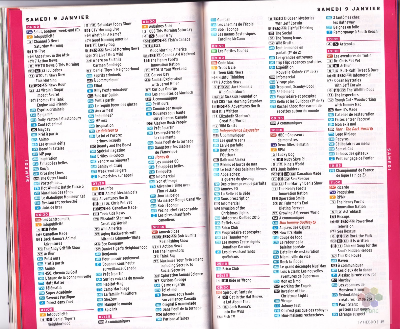 Vu d'ici, lu ailleurs: TV HEBDO