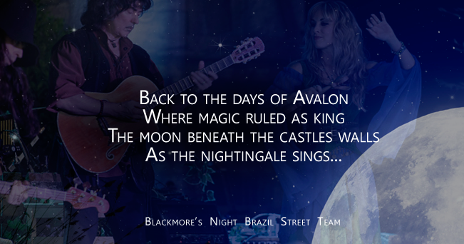 Blackmore's Night Brazil Street Team: Avalon e um pensamento sobre os ...