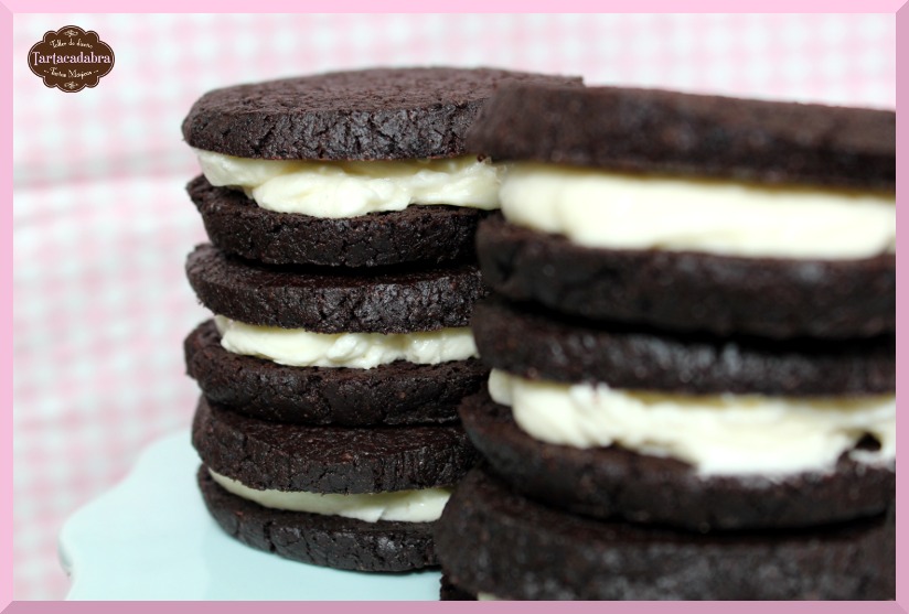 Tartacadabra: Chocolate Cream Cookies - galletas de chocolate y crema