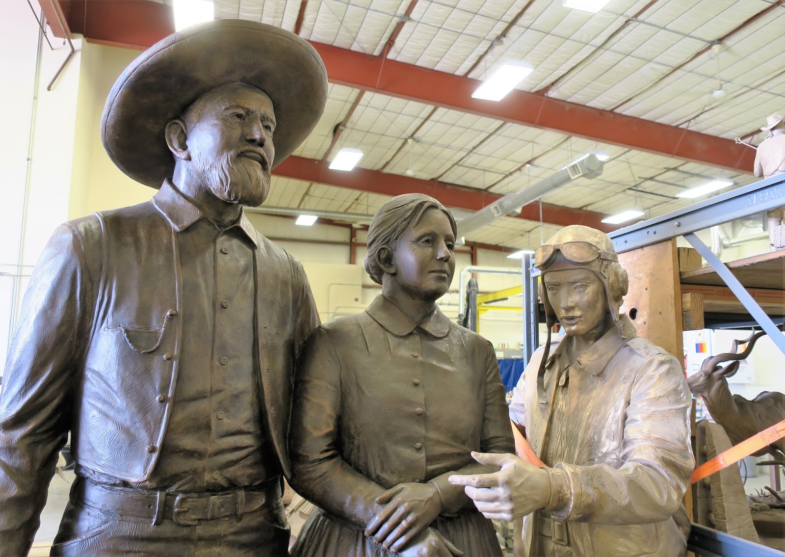 Living Rootless: Colorado: Loveland: Making Sculpture