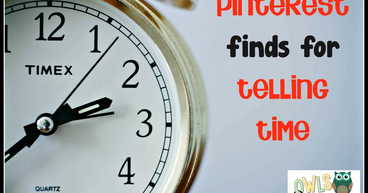 Telling Time - Owls & Lessons, Etc.