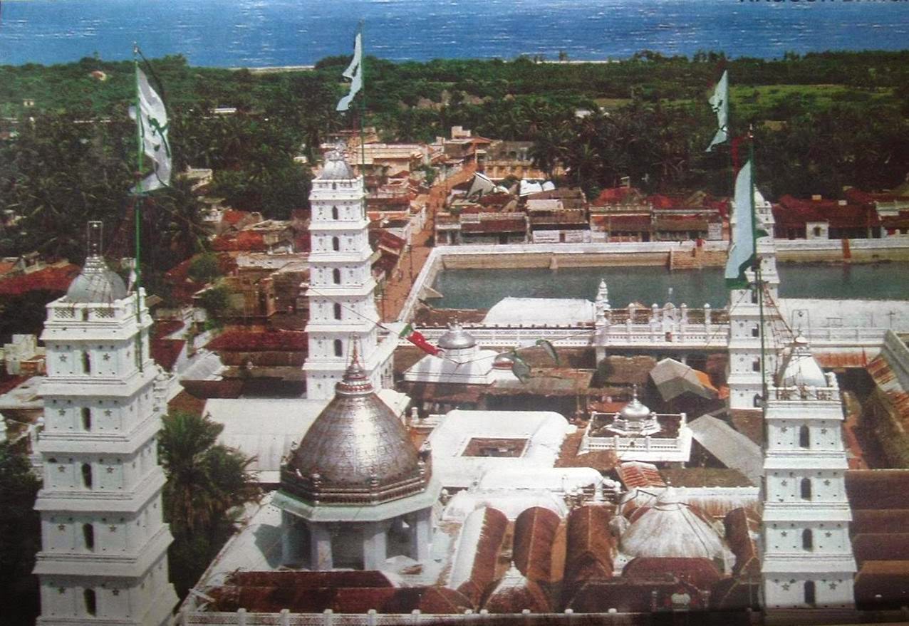 Famous Nagore Durgah, mystic Sufi saint and Thanjavur secular rulers