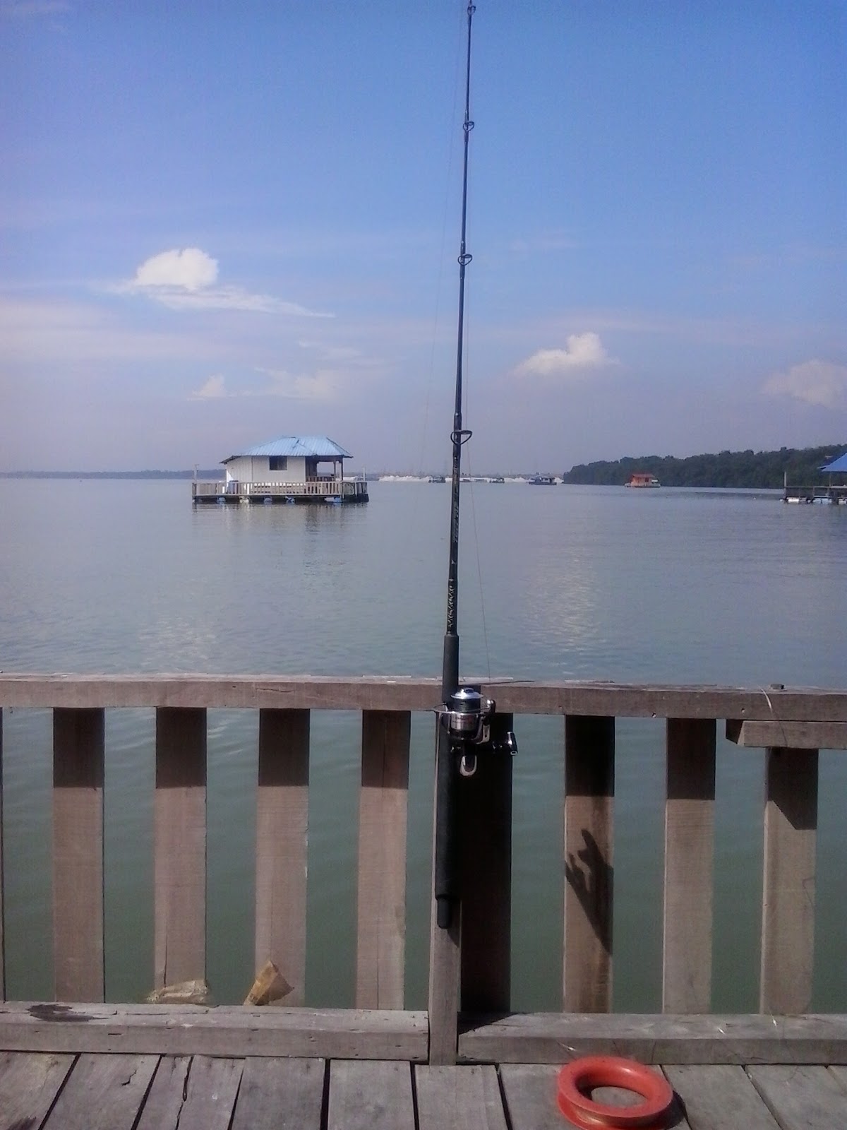 Ajwin Ajeera: Memancing di Kelong Telok Gong.