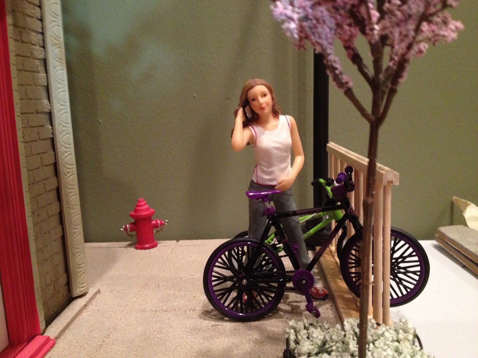 Jocelyn's Mountfield Dollhouse: A Miniature Bike Rack