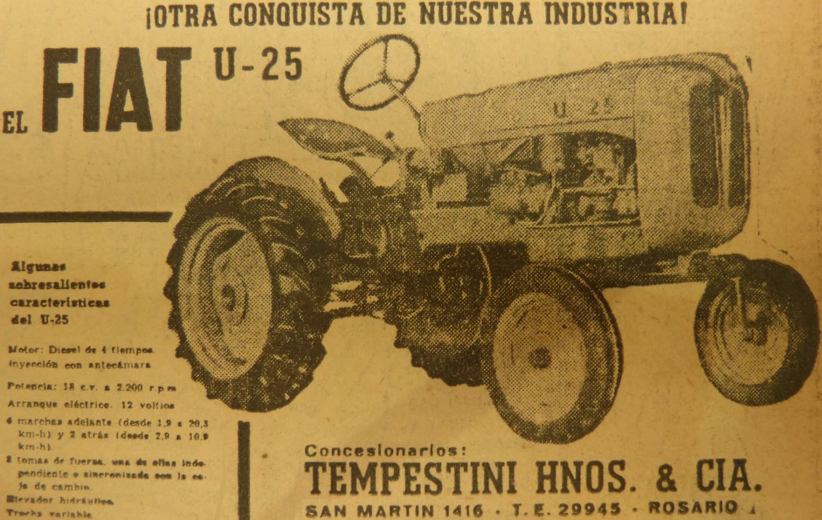 Pesados Argentinos: Fiat U-25