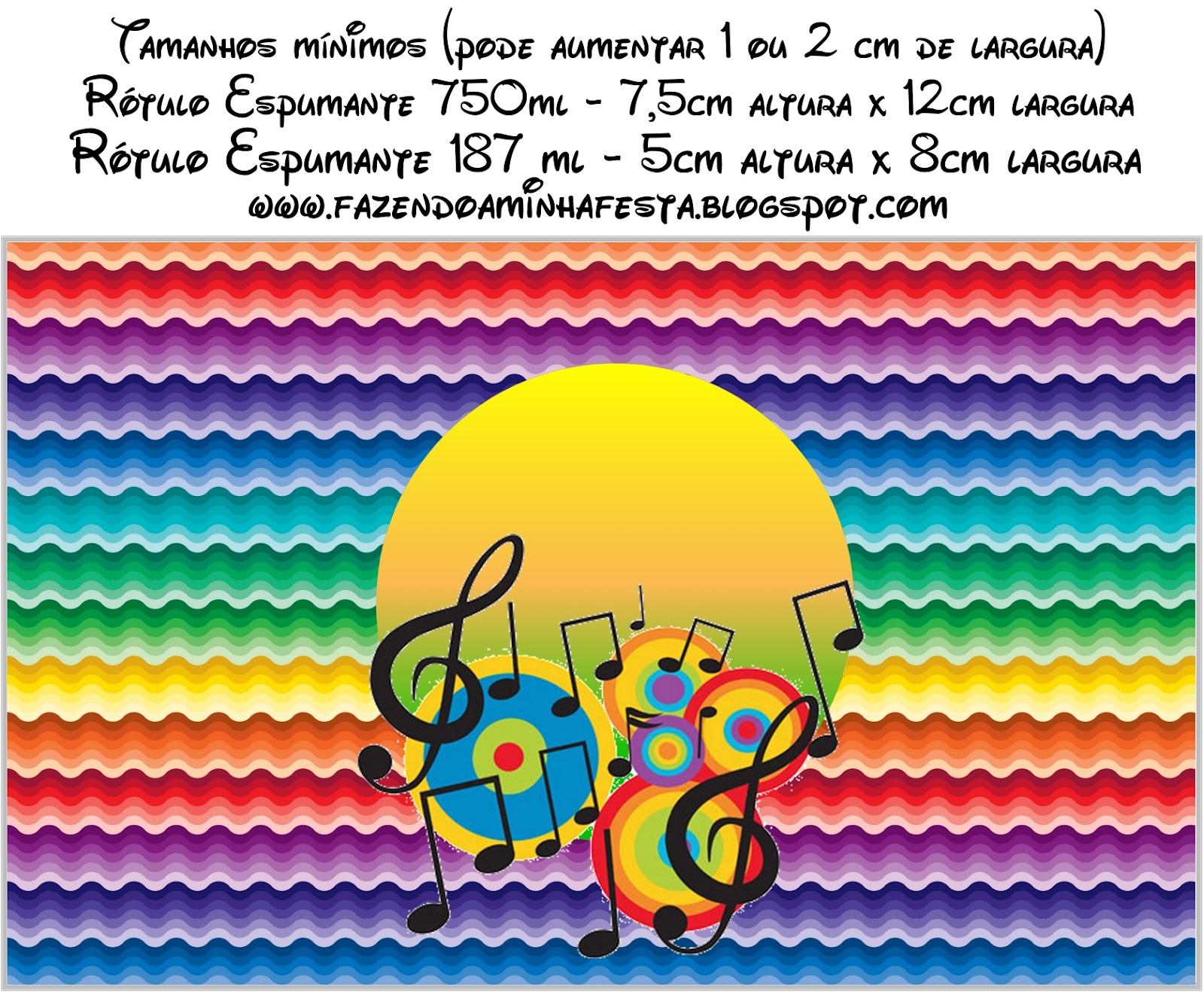 Music Birthday Party: Free Printable Candy Buffet Labels. - Oh My ...