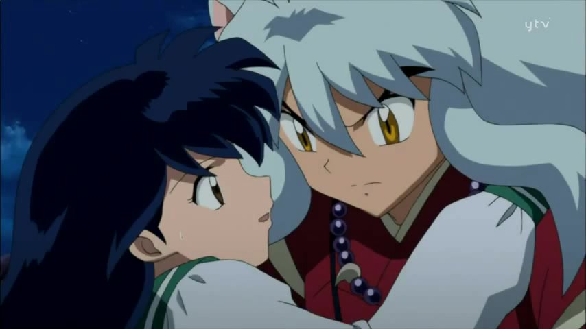Inuyasha: Inuyasha y Aome.