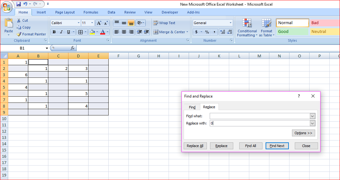 Digitaltnew: How to Show Zeros (0) in Empty Cells in Excel | How to ...