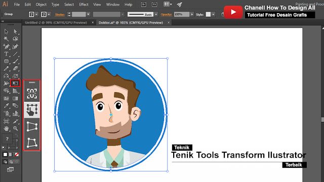 4 Teknik Menggunakan Transform di Adobe Illustrator Untuk Setting Terbaik - Blog Panduan Adobe ...