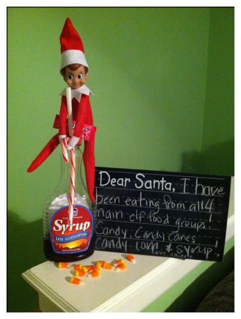 Elf on the Shelf: ELF ON THE SHELF STILL BEING BAD ....