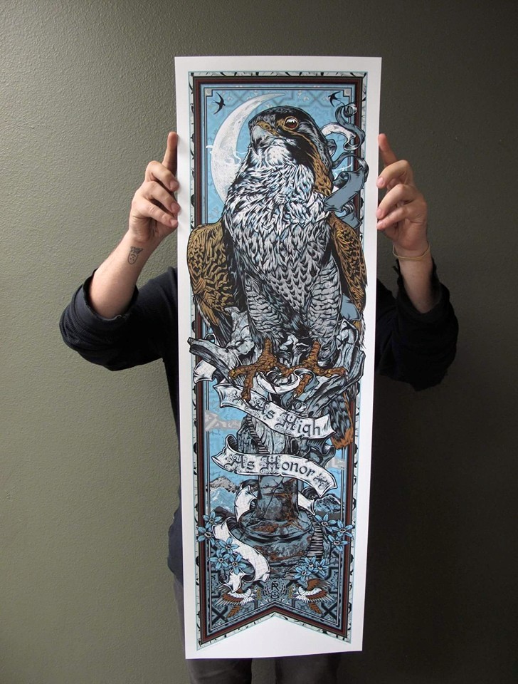 INSIDE THE ROCK POSTER FRAME BLOG: Game of Thrones Call The Banners ...