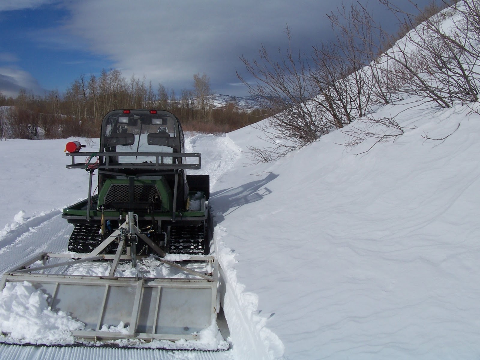 Grooming Trails with a Range Runner