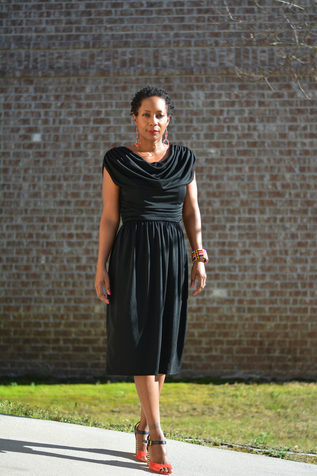 Just A Dollar Vintage Dress | Thriftanista in the City