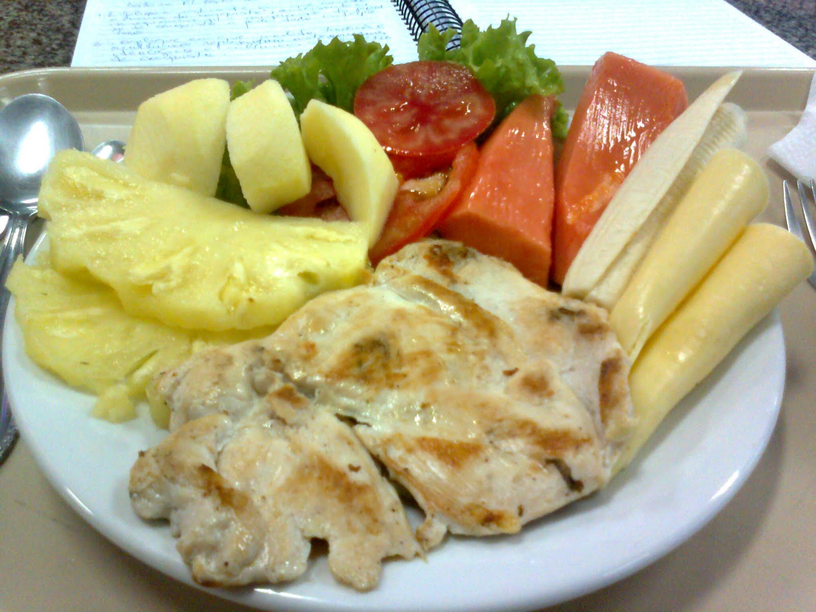 Correando: Meu prato light