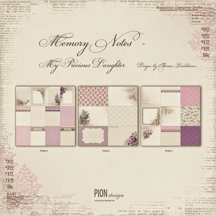 Anne's paper fun: New papers from Pion Design - My Precious Daughter