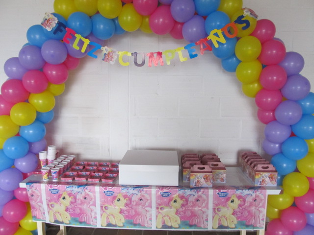 Imagenes decoración de fiestas infantiles de ponis - Imagui