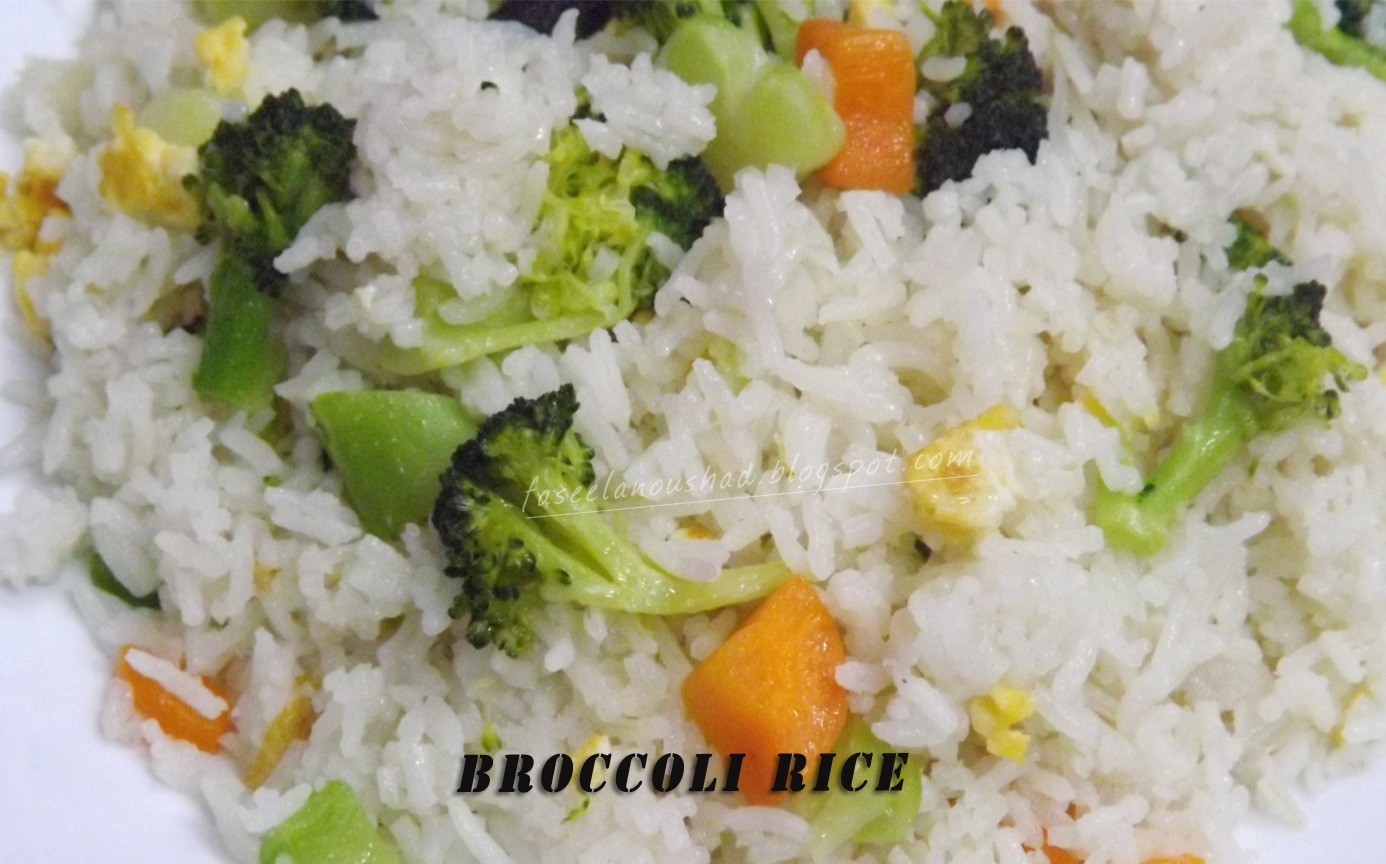 GOOD FOOD ENDS WITH GOOD TALK: Broccoli Rice