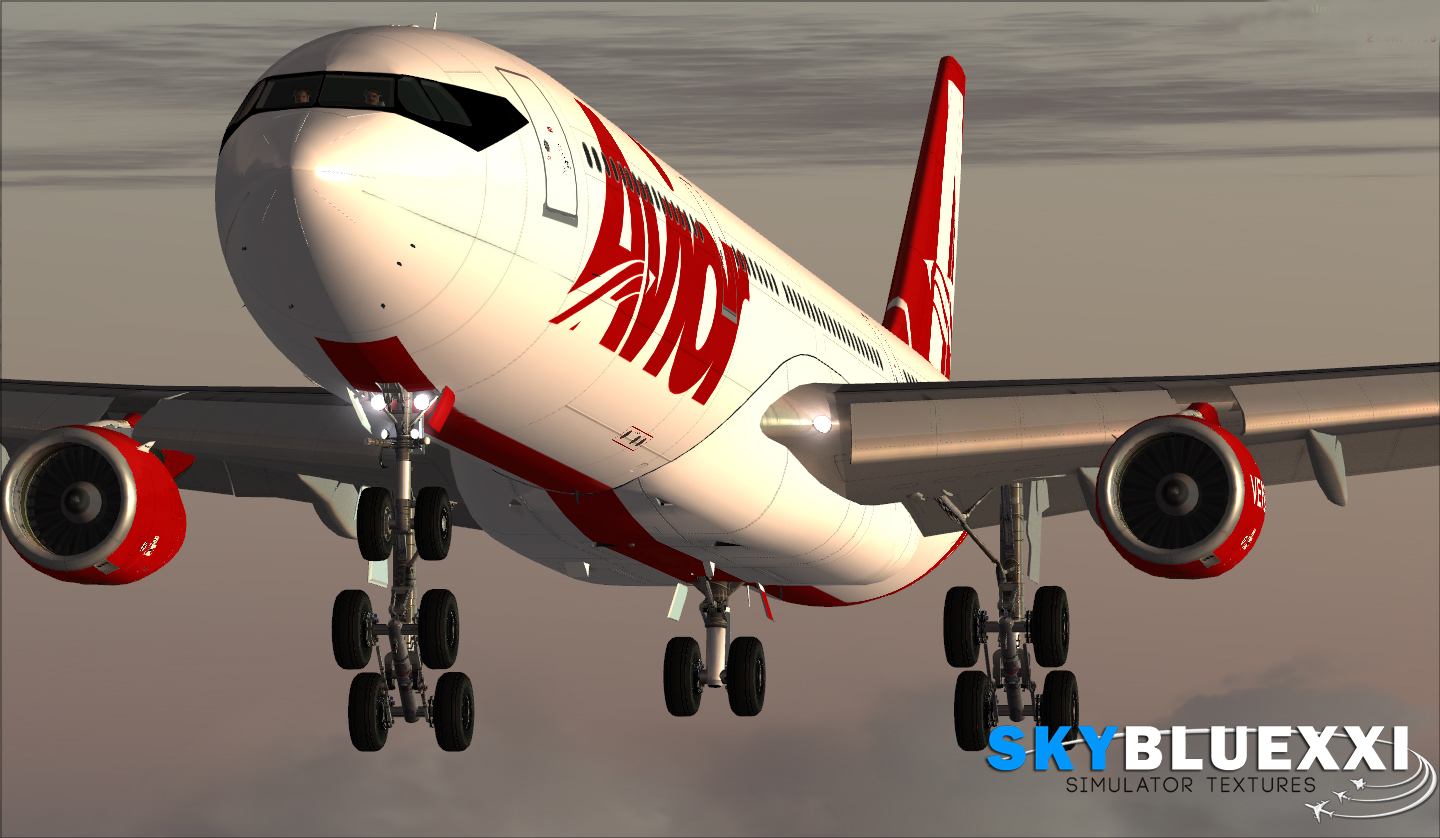 Avior Airlines A340-300 BlackBox Simulations F-WTDH Texture ...