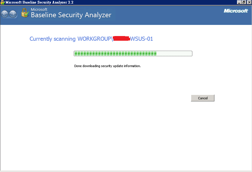 Microsoft Baseline Security Analyzer(MBSA) ~ 網智數位-軟體開發