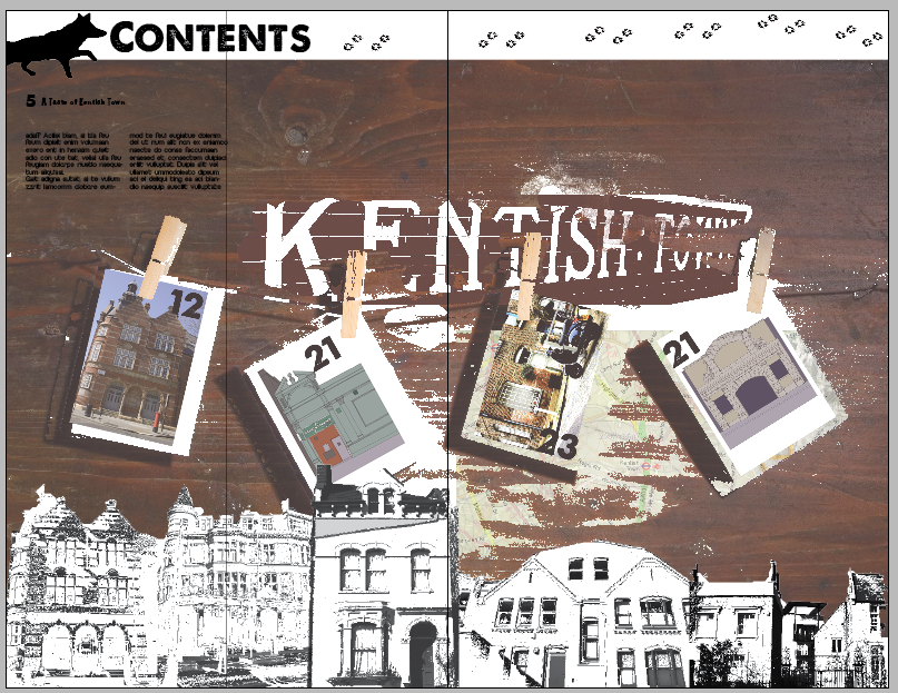 London College of Fashion Meets Kentish Town: Mock Layouts