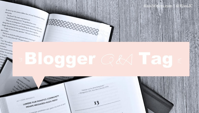 Bookish Tag (Sort of): Blogger Q&A Tag 2017 | RissiWrites.com